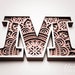 Laser Cut DXF Letter M DXF Alphabet Letter M, Laser Cut Letter ...