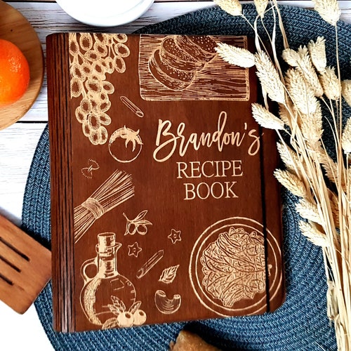 Personalized Recipe Book Housewarming Gift for Her - Etsy