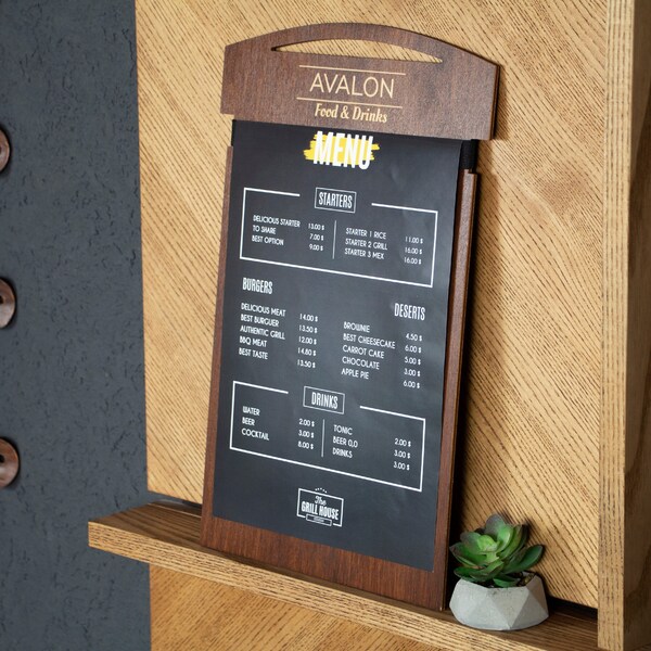 Wooden Display Folder - Etsy