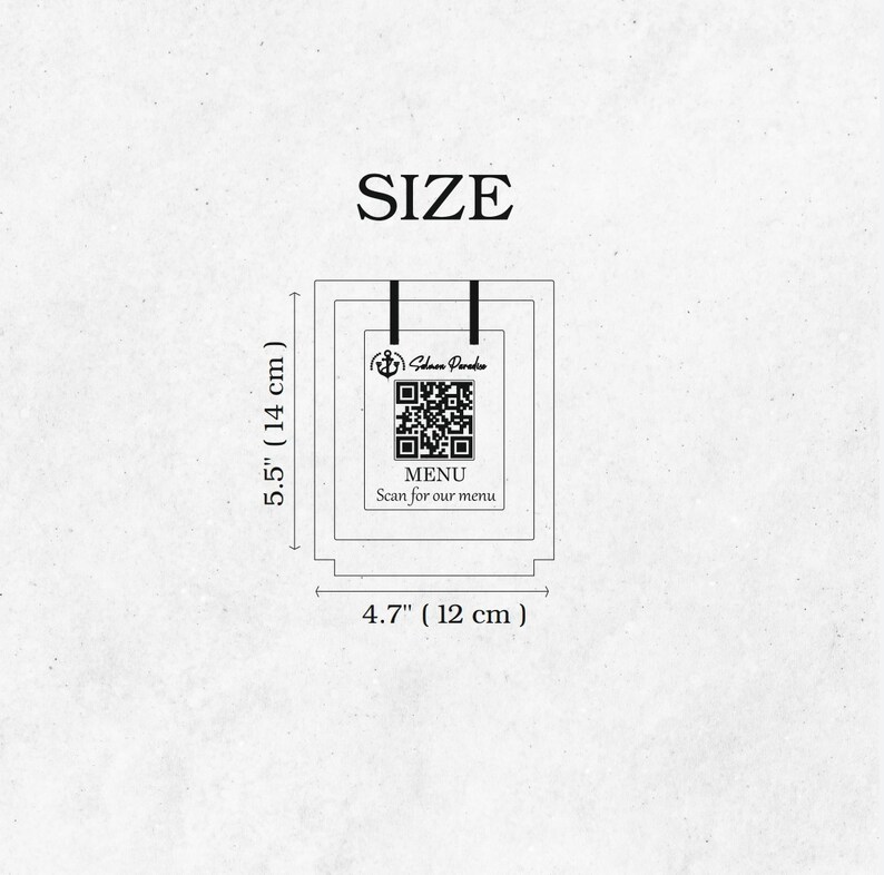 Small Bussiness QR Code Sign Payment Sign Table QR Code Sign - Etsy