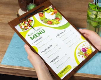 Scan Menu Sign Custom QR Code Menu With Logo Personalized QR Code Sign ...