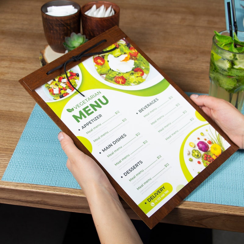 Restaurant Menu Clipboard - Etsy