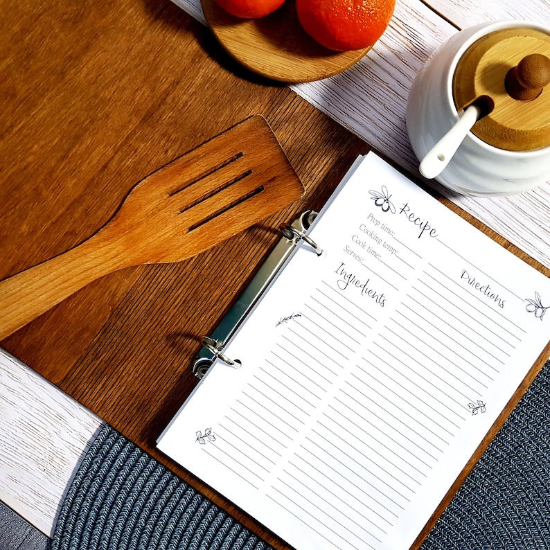 Family Recipe Book Personalized Cookbook Personalized Christmas Gift ...