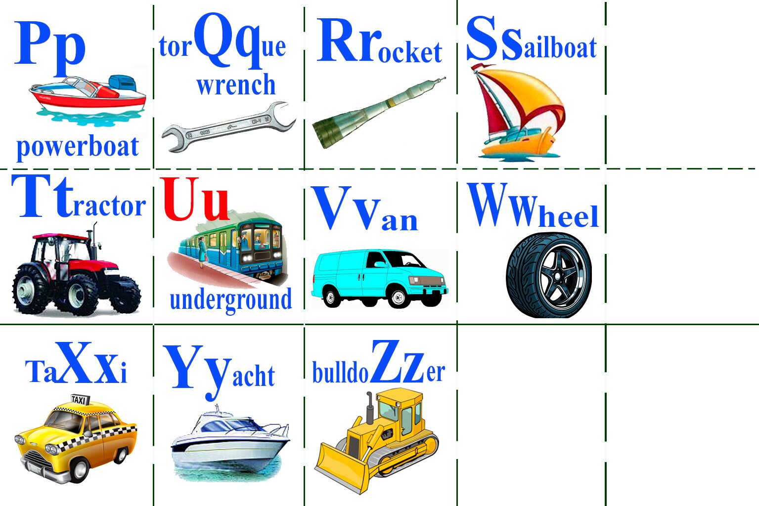 Transport alphabet PDF preschool activities for boys Vehicle | Etsy