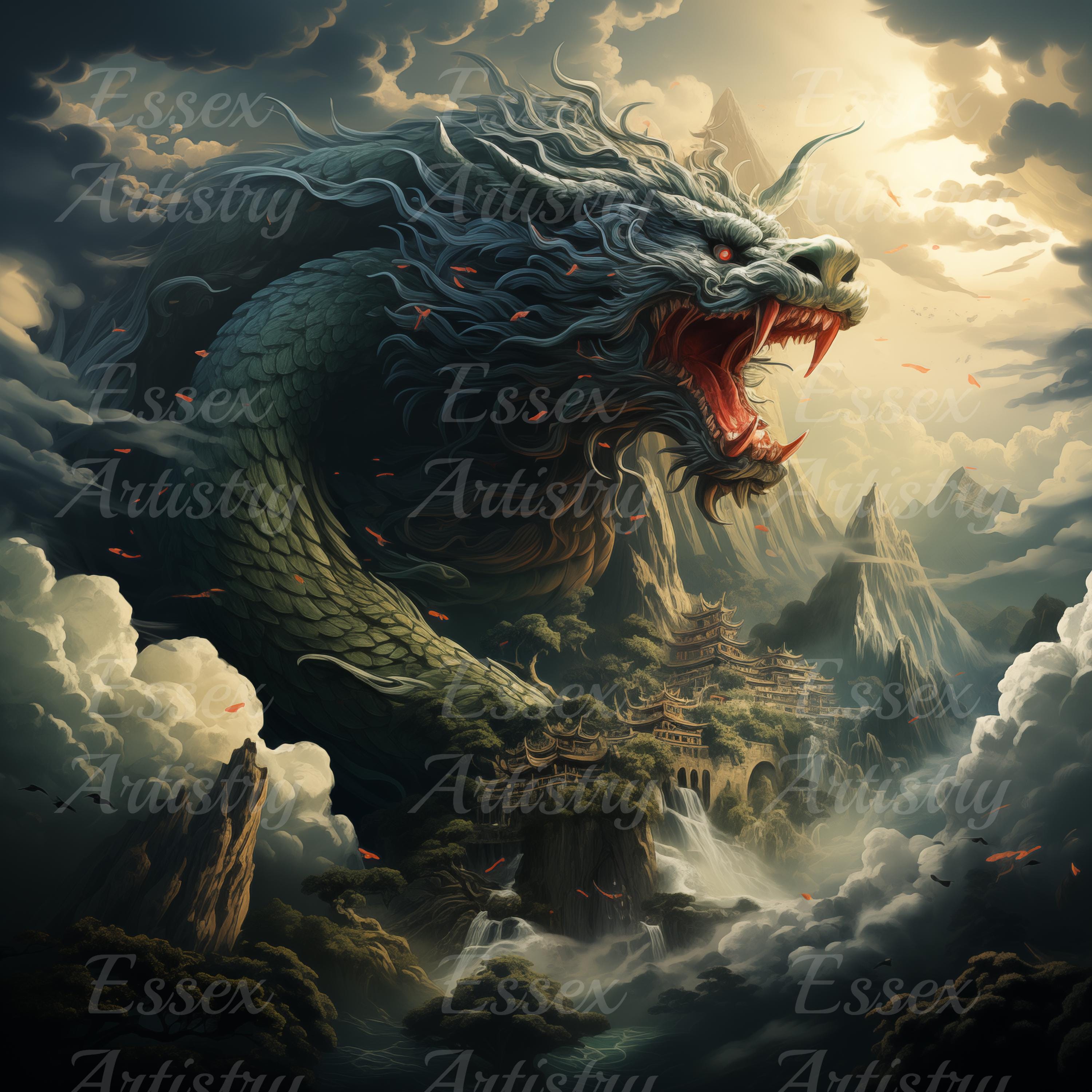 Epic Dragon 4-pack – High-resolution Fantasy Digital Art Download - Etsy