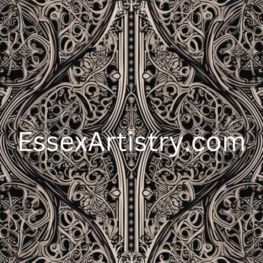 Gothic Pattern, Gothic Design, Gothic Art, Gothic Graphic Digital ...