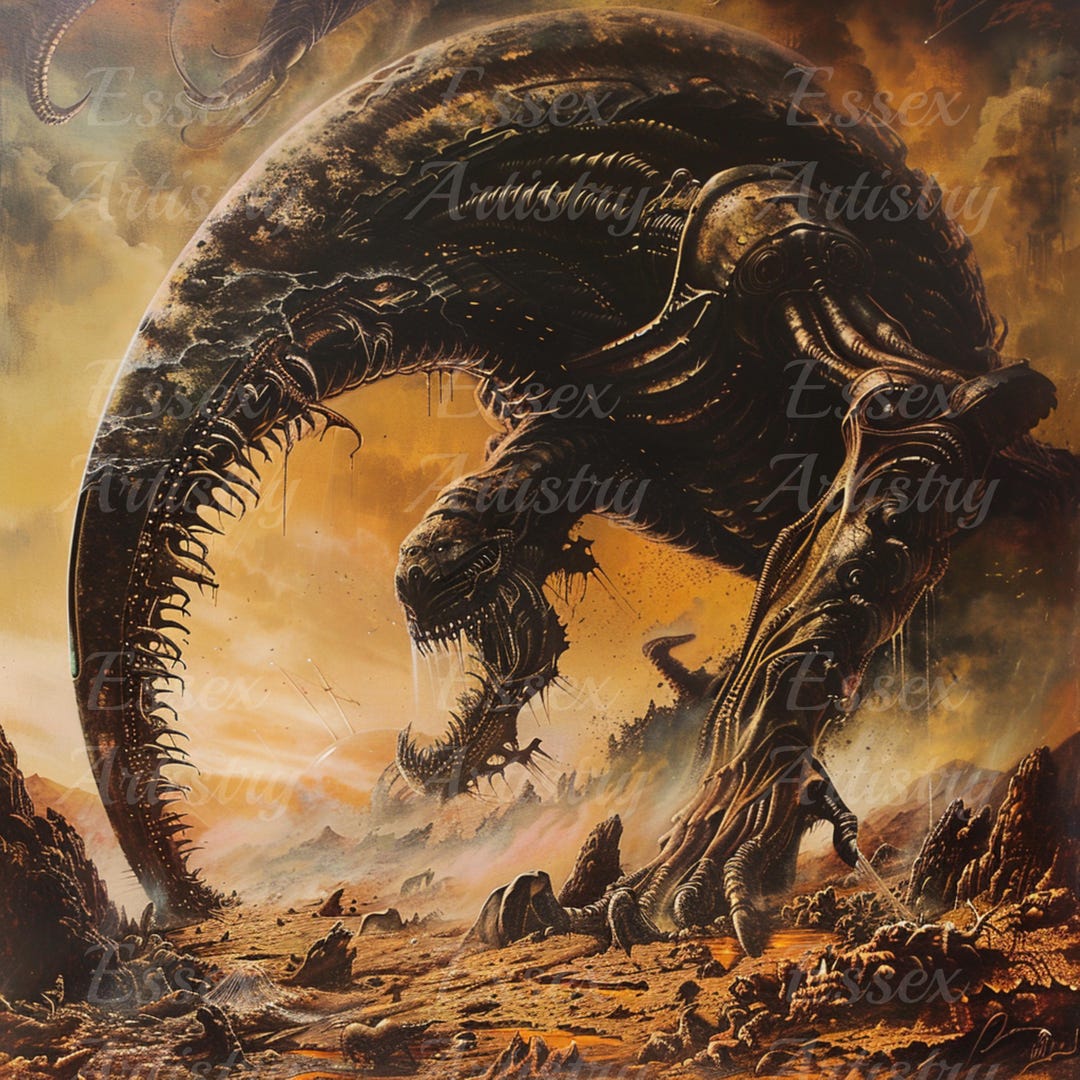 Apocalyptic Monster Digital Art - Etsy