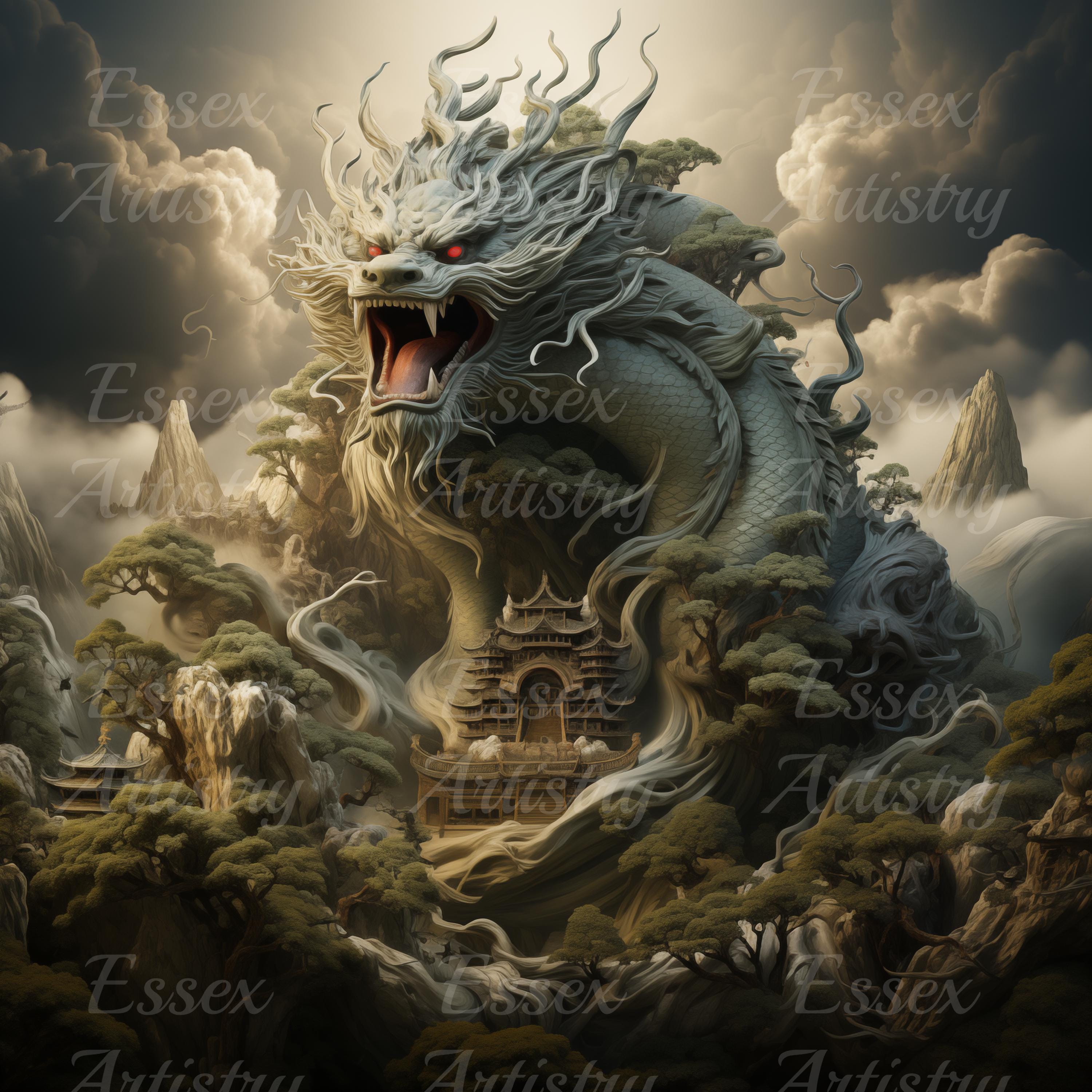 Epic Dragon 4-pack – High-resolution Fantasy Digital Art Download - Etsy