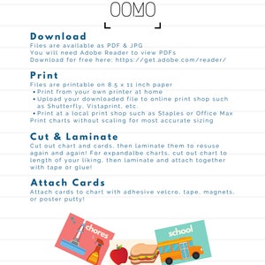 Green Kids Routine Chart Printable Daily Task Charts Chore - Etsy