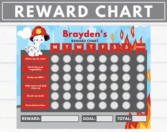 Fire Fighter Chart - Etsy