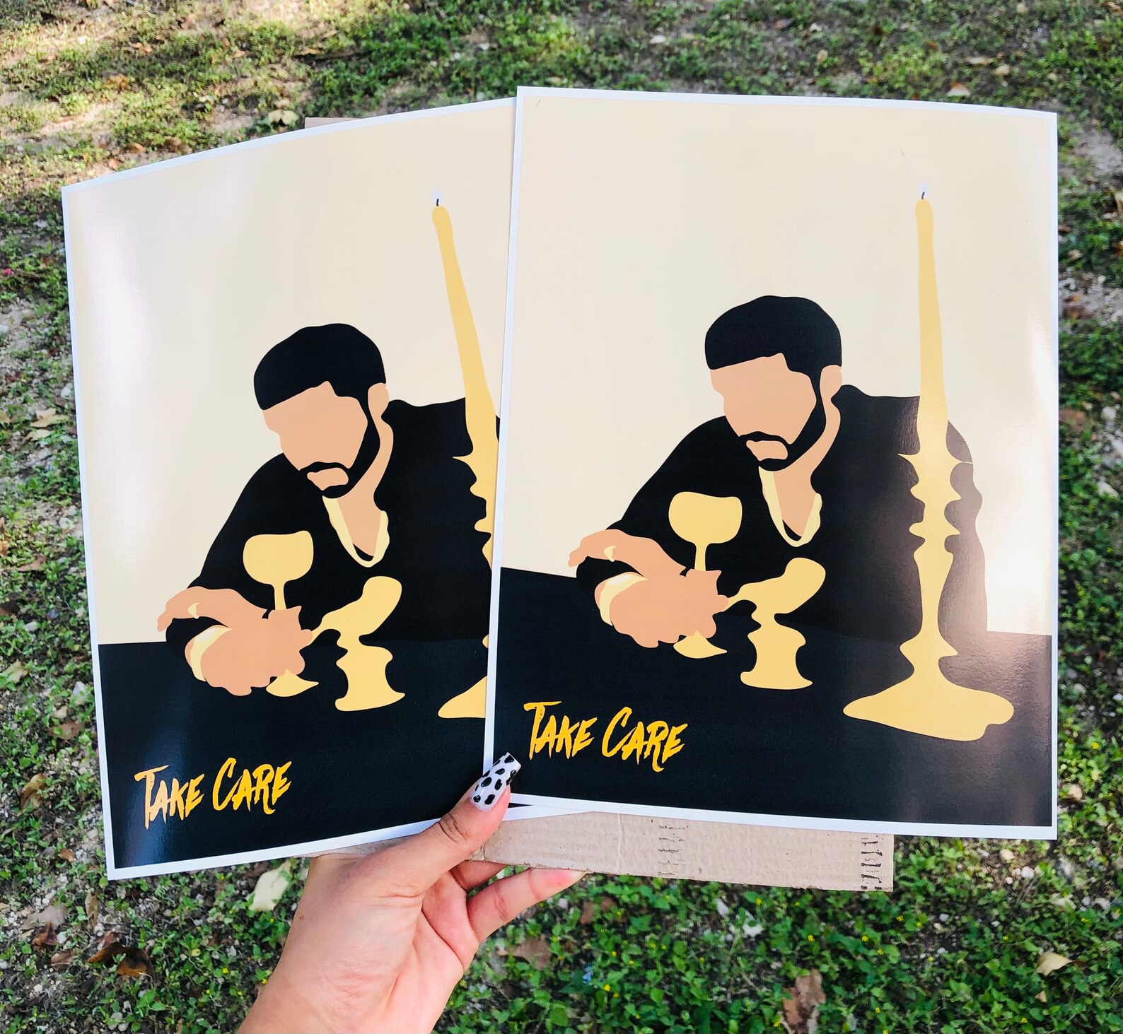 Drake 8.5’x 11” Glossy Room Decor Poster, Champagne Papi, Drake Merch ...