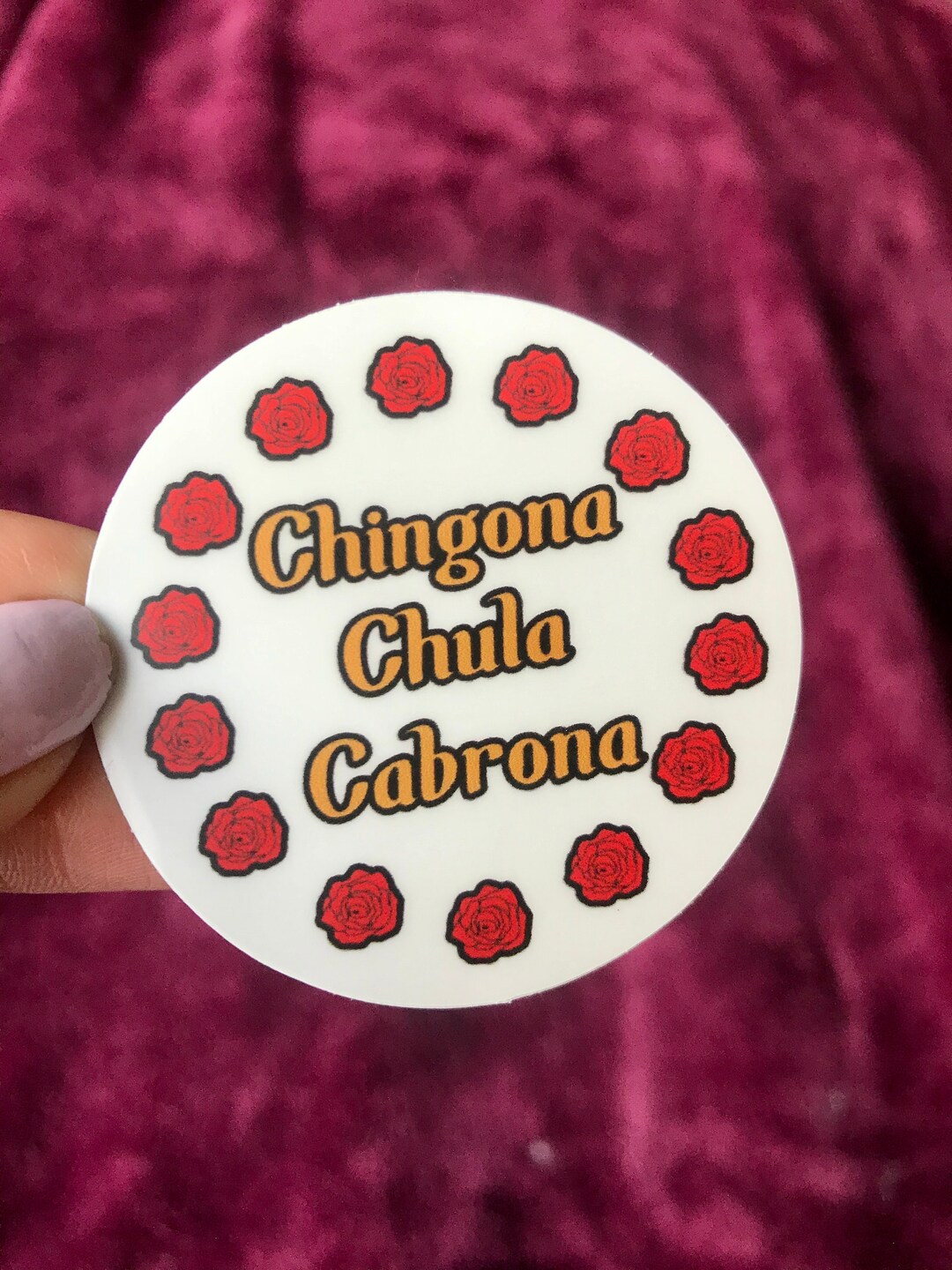 Chingona Chula Cabrona Sticker, Latina Sticker, Latina Merch - Etsy