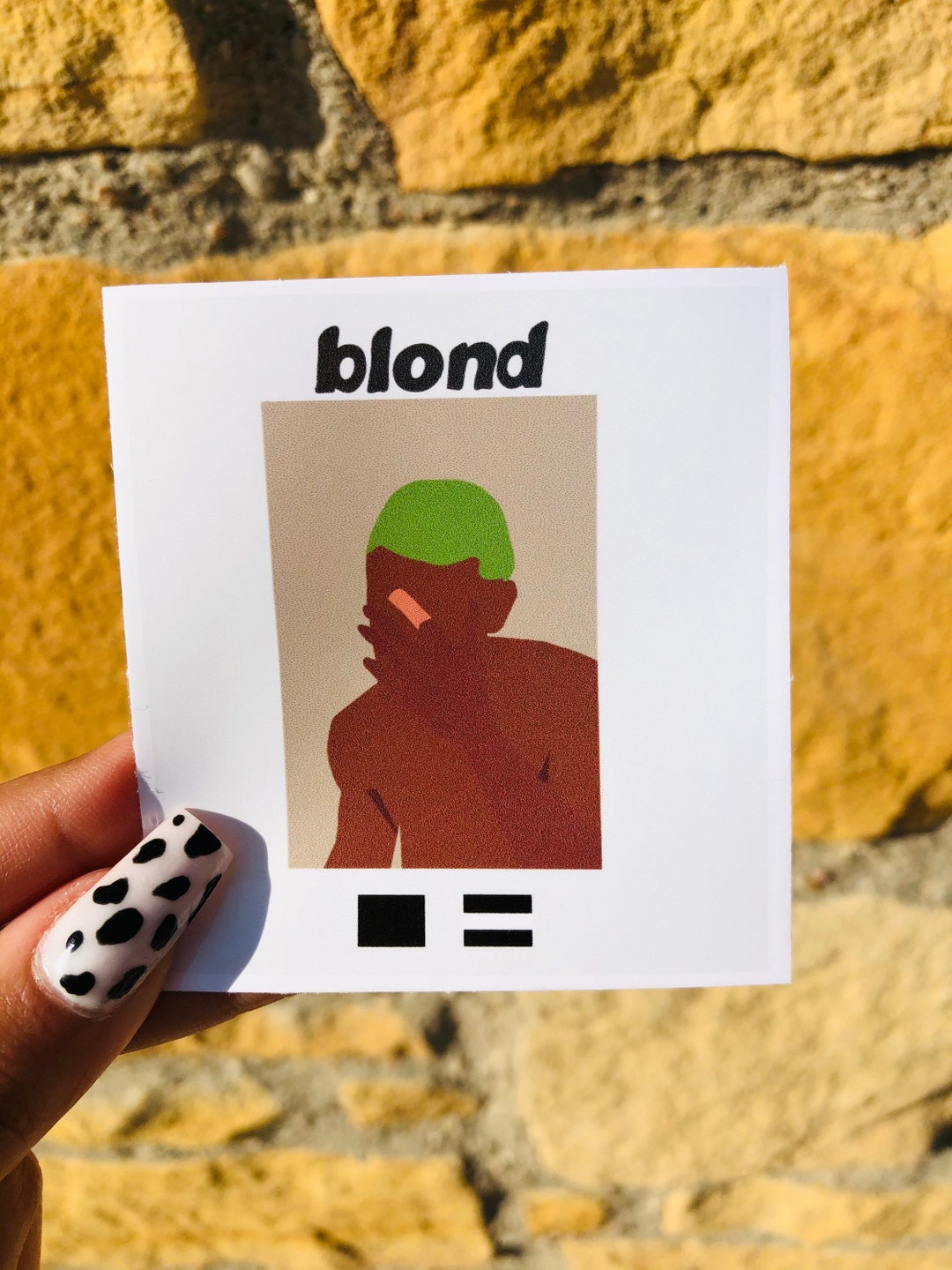 Frank Ocean Blond Sticker, Frank Ocean Merch - Etsy
