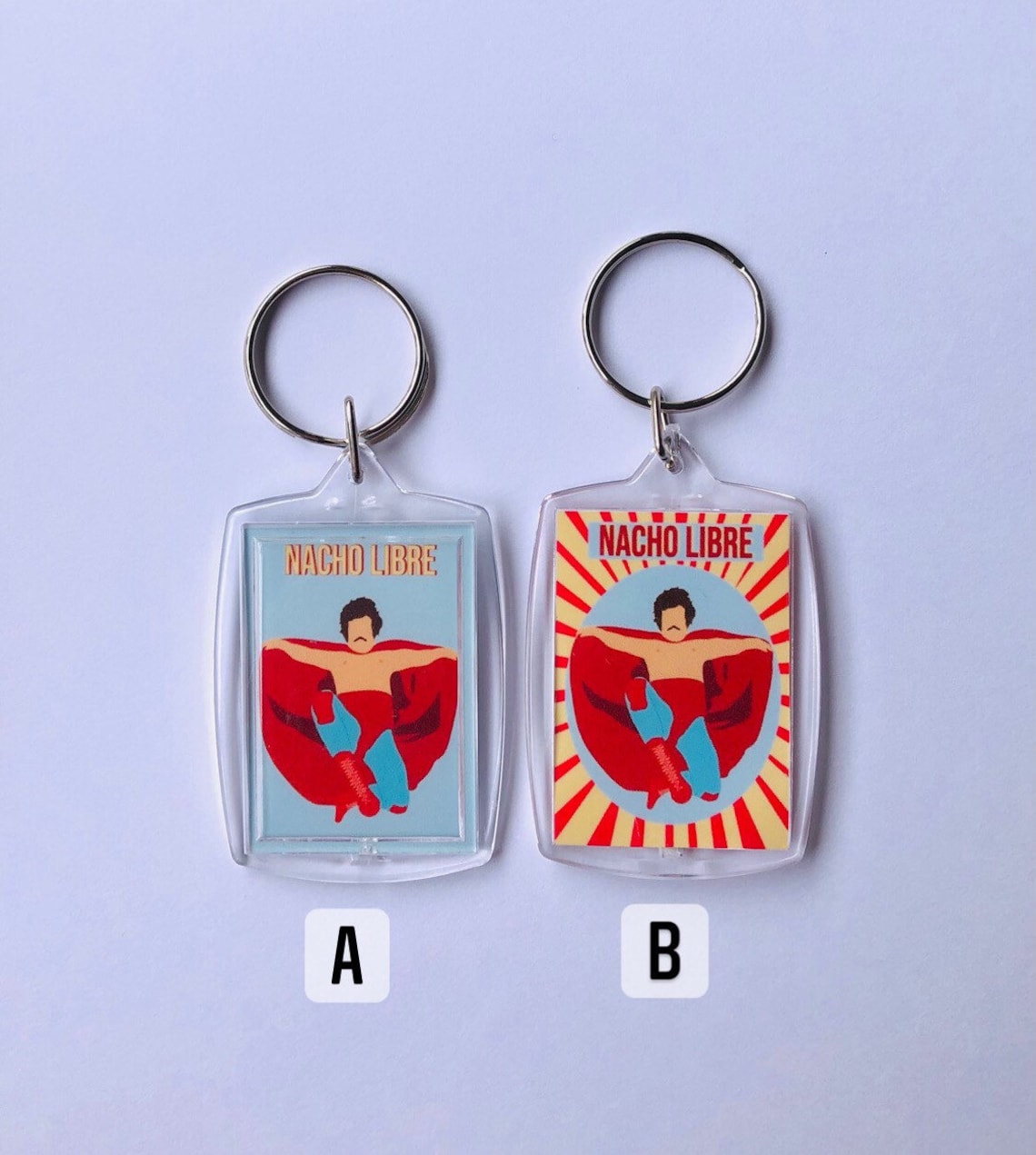 Nacho Libre fan Art Keychains | Etsy