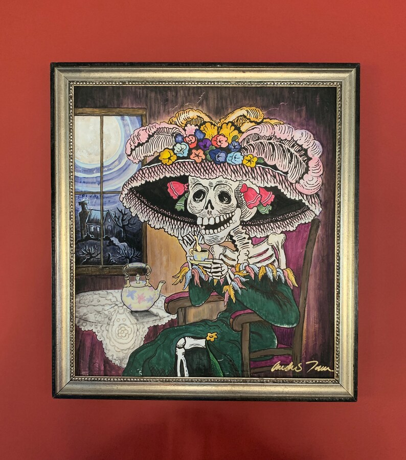 Teatime With Catrina GICLÉE - Etsy