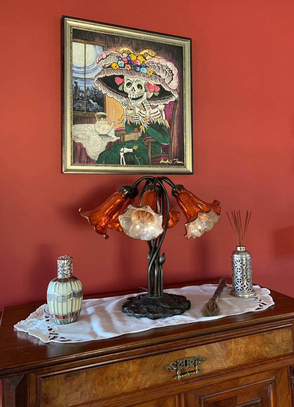 Teatime With Catrina GICLÉE - Etsy