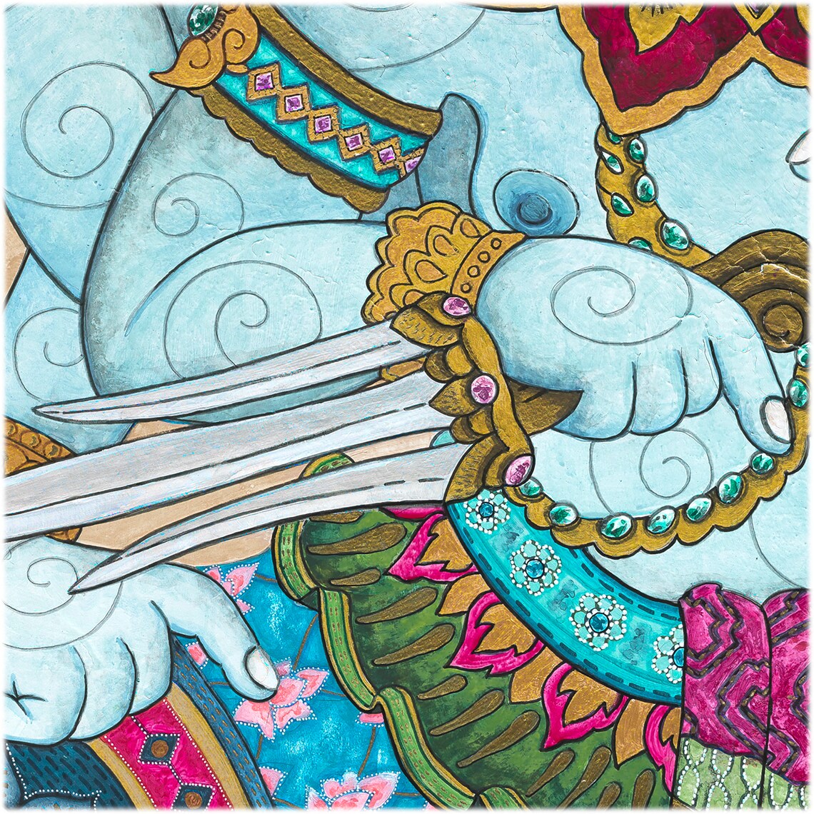 Dancing Hanuman GICLÉE - Etsy