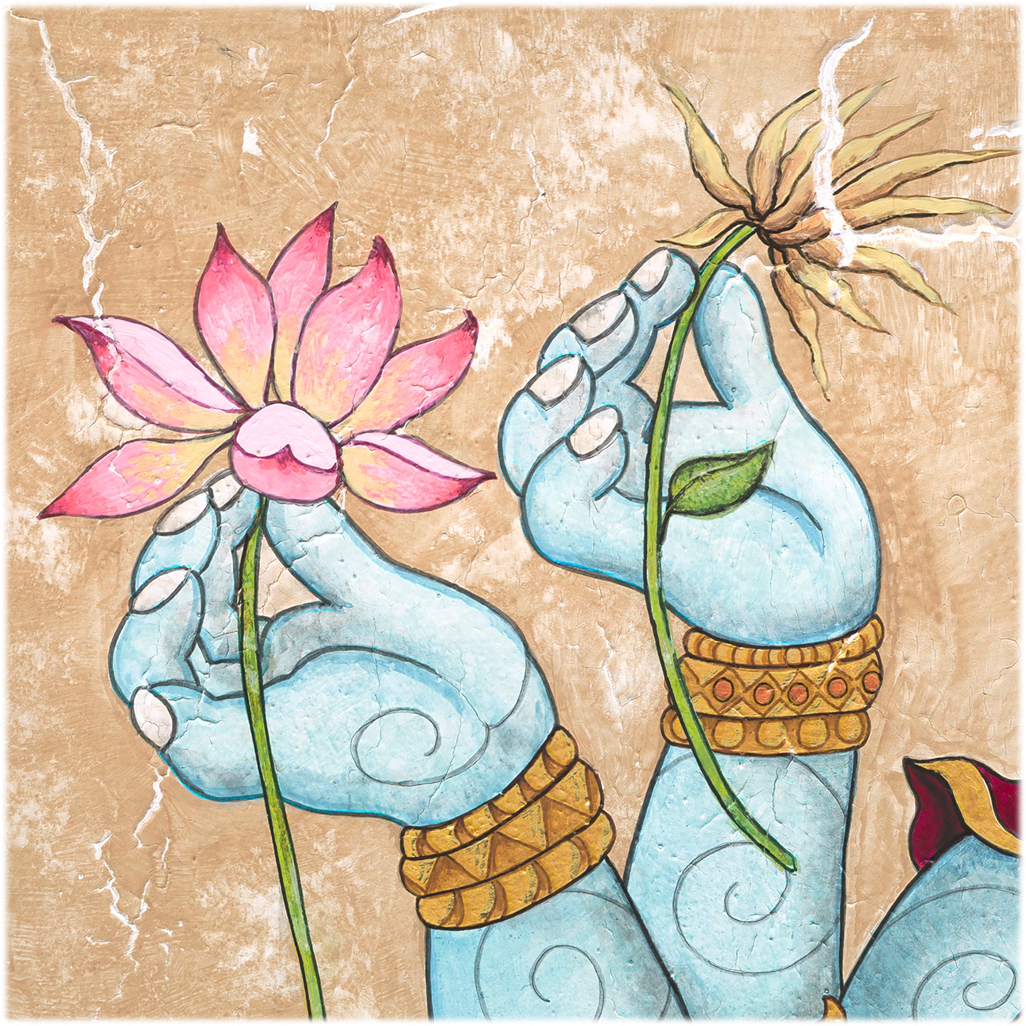 Dancing Hanuman GICLÉE - Etsy