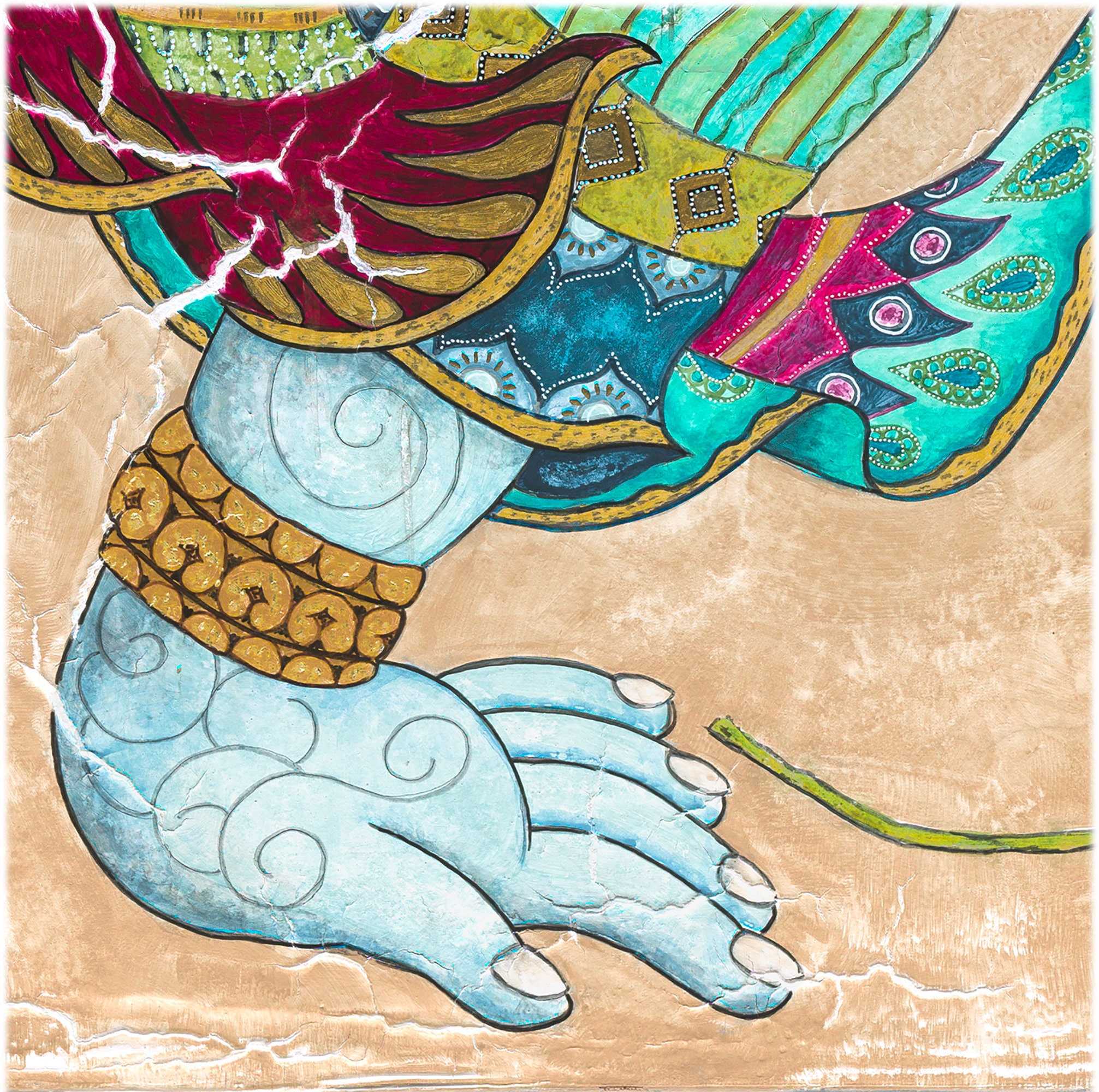 Dancing Hanuman GICLÉE - Etsy