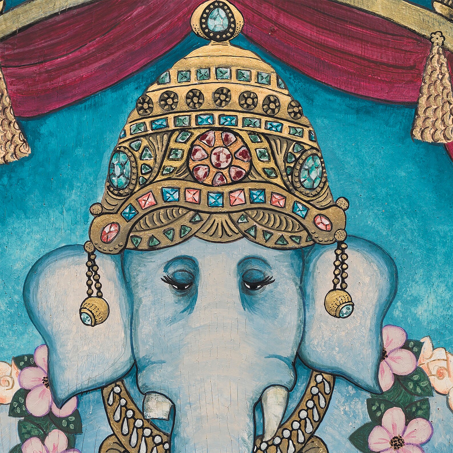 Ganesha, Mooshak and the Rasbhari Berries GICLÉE - Etsy