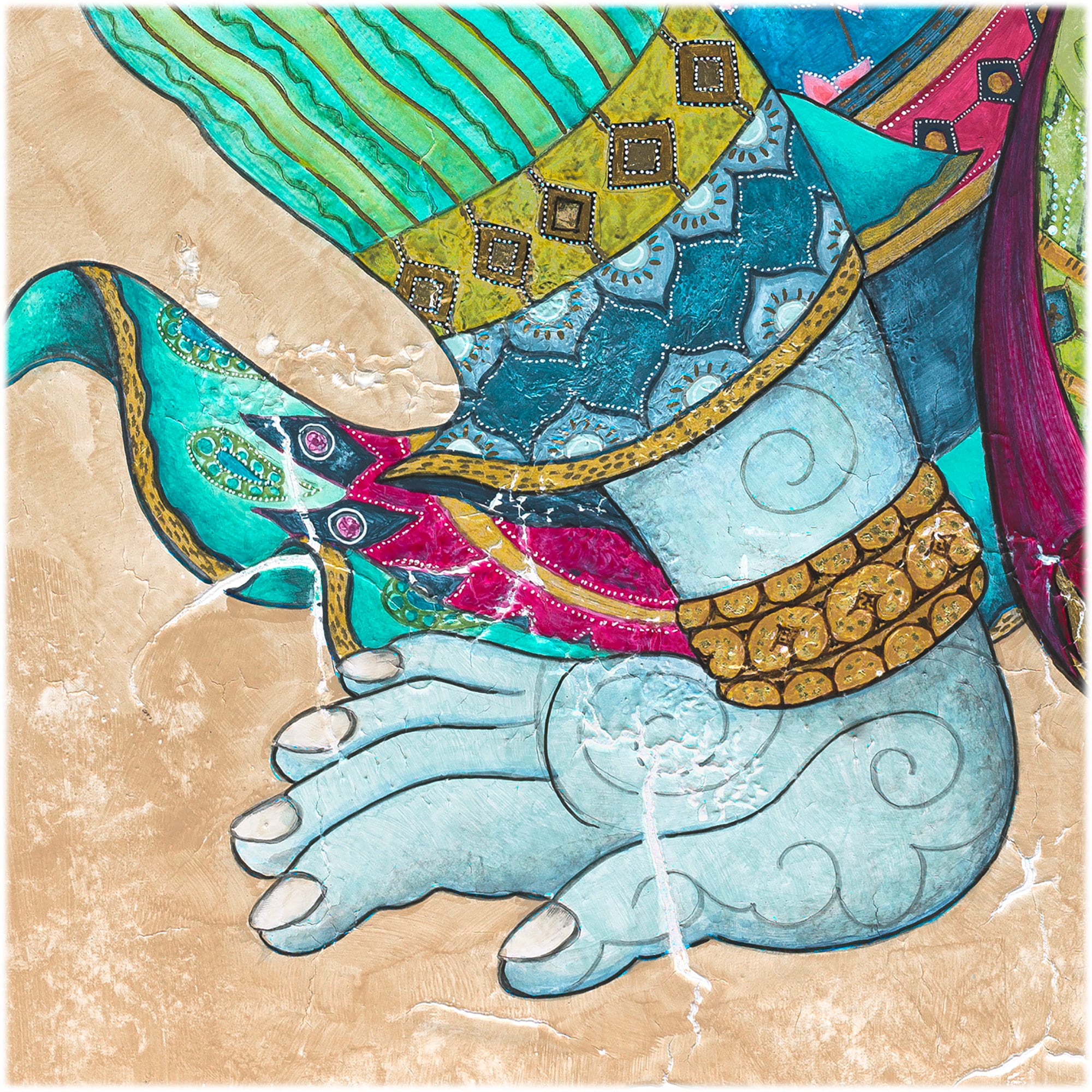 Dancing Hanuman ORIGINAL PAINTING - Etsy