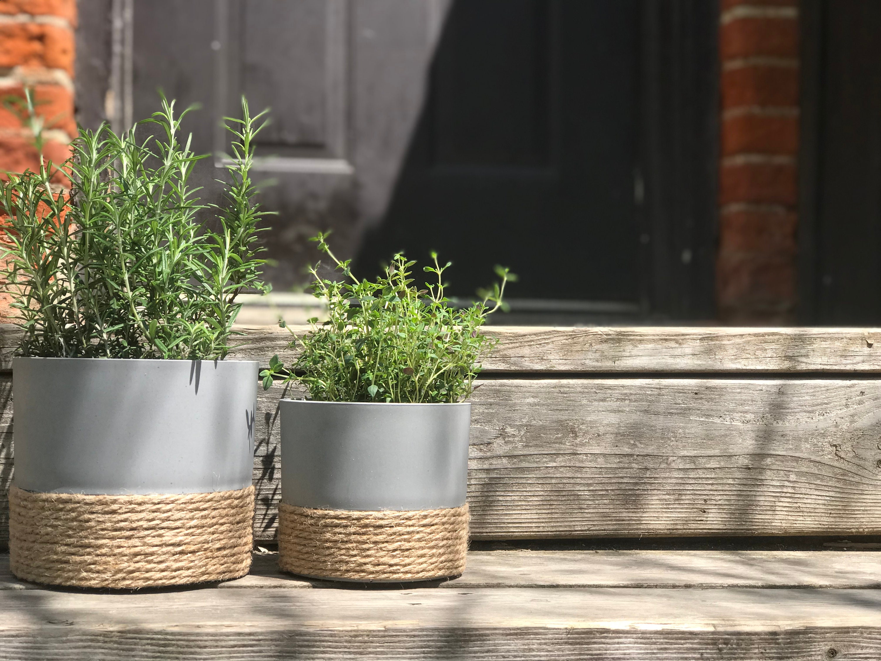 Macetera, Jardinera, Plástico reciclado, Decoración náutica, Jardinera ...