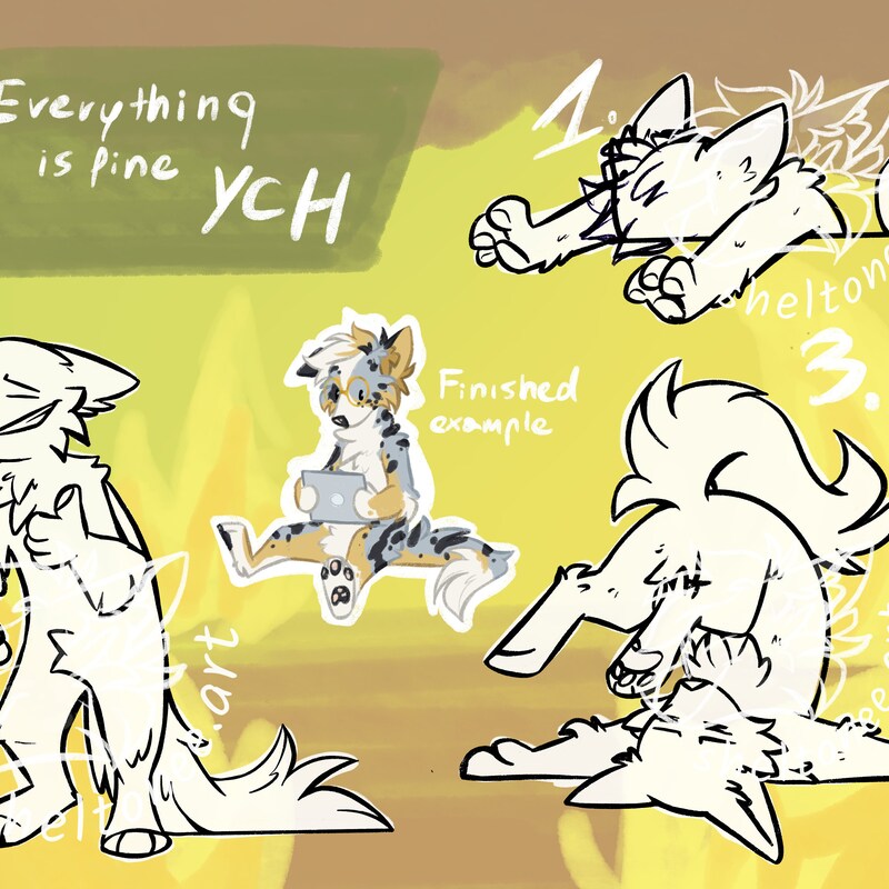 Furry Drawing Bases - Etsy