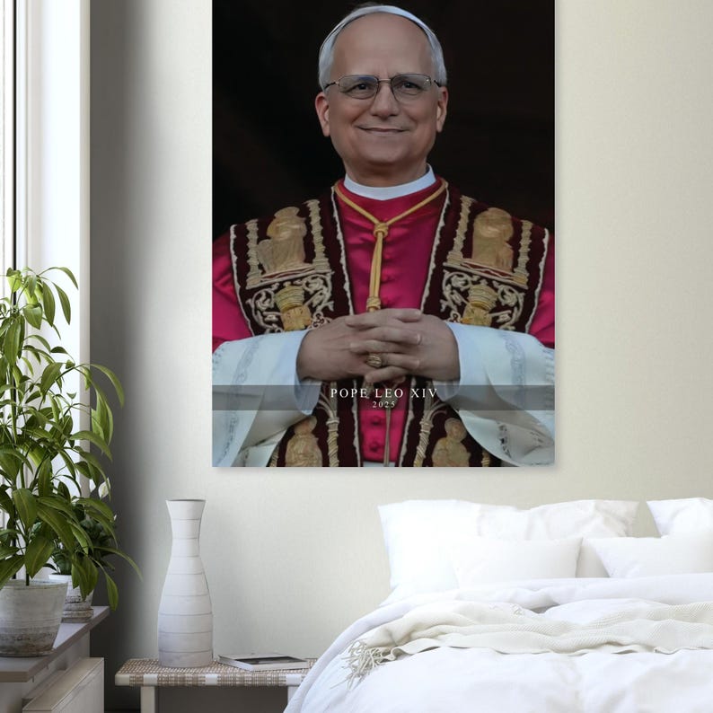 Pope Leo XIV (2025) – Historic Vatican Portrait Print | Catholic Wall ...