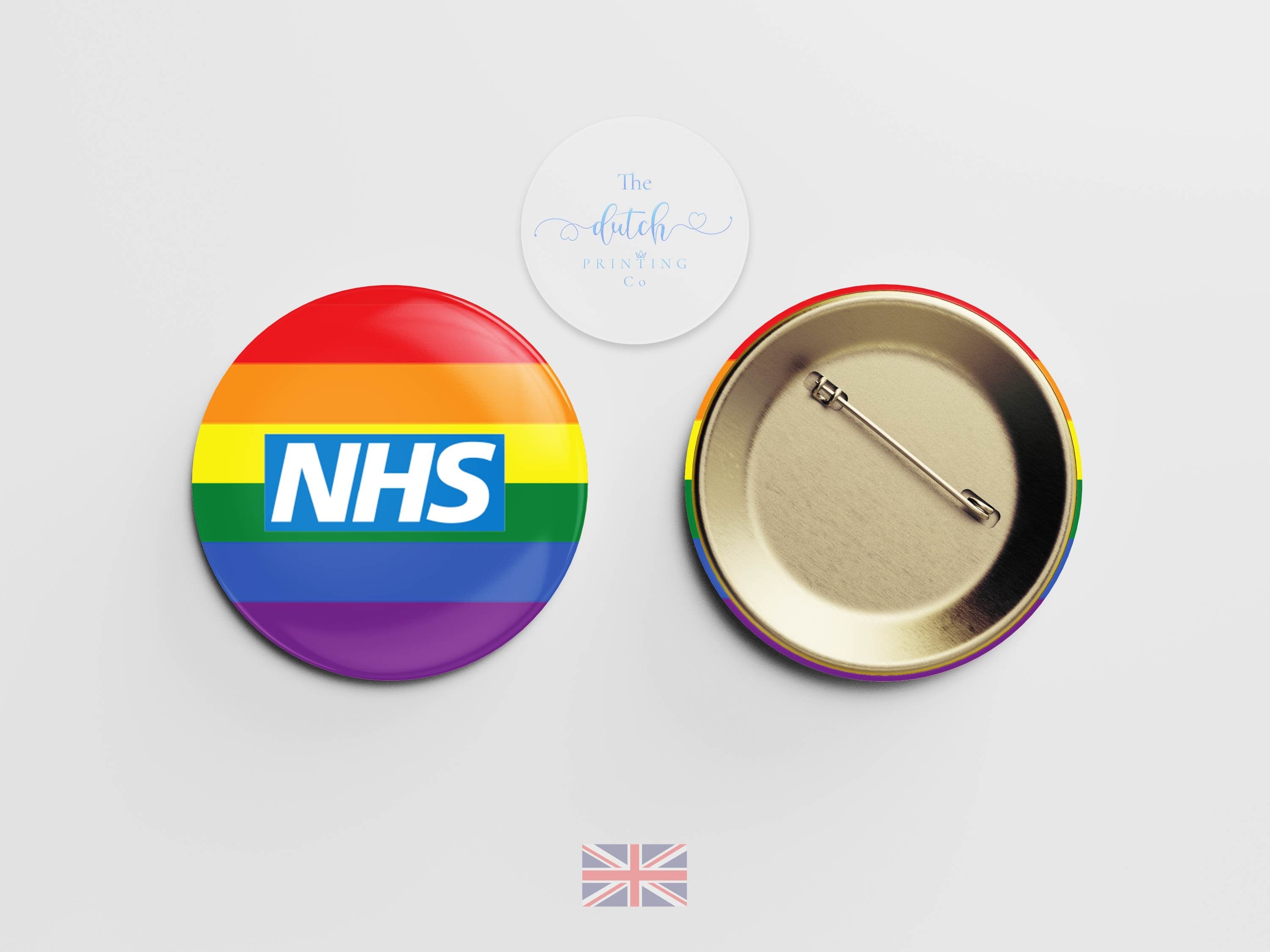 Rainbow NHS Badge NHS Awareness Badge | Etsy UK
