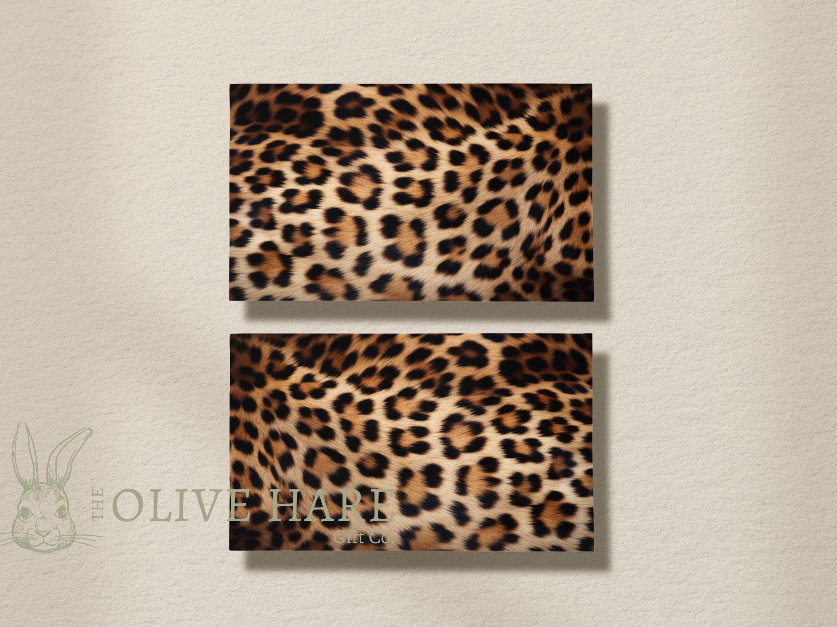 Leopard Print Edible Icing Sheet for Cake Wrap – A4 Size – Fits 6" & 8 ...