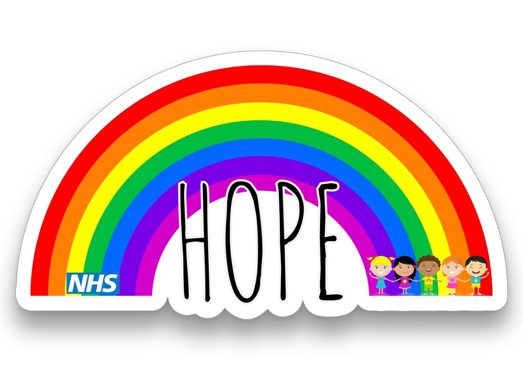 HOPE Window Sticker. Save Our NHS. Stay at Home Small Car - Etsy UK