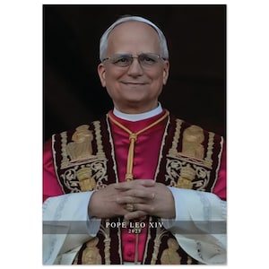Pope Leo XIV (2025) – Historic Vatican Portrait Print | Catholic Wall ...