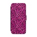 Pink Animal Skin Print Leopard Flip Wallet Phone Case for Samsung ...