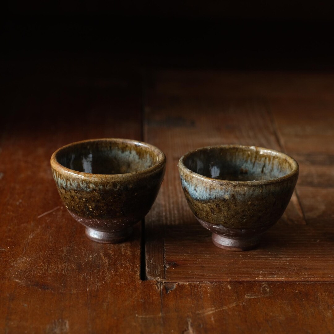 Woodfired Local Clay Tea Bowls Set of Two. Handmade Stoneware Tea Bowl ...
