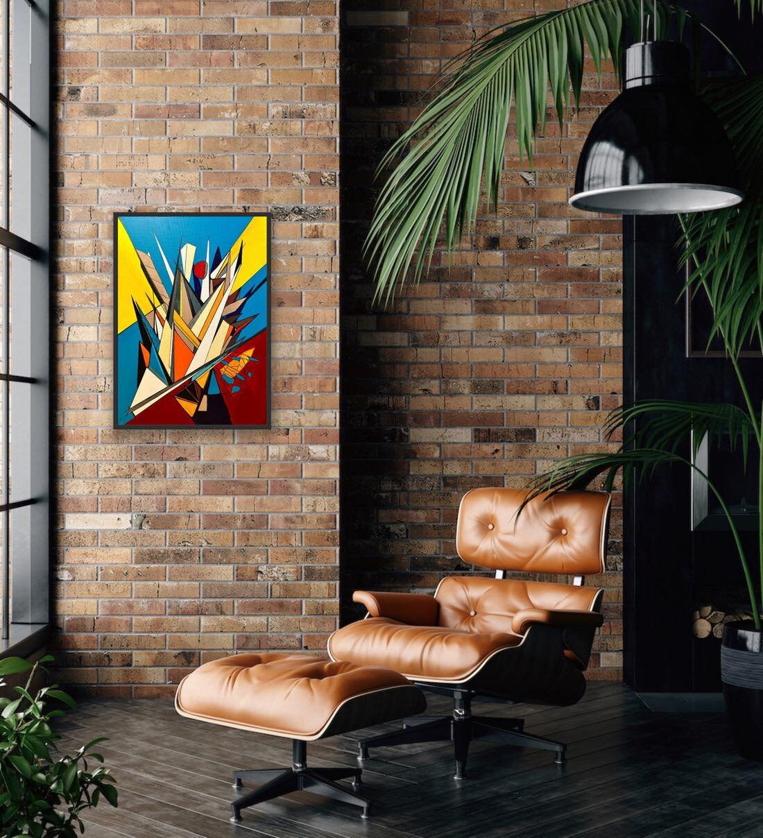 Spiked, Colourful Shapes Art, Abstract Shapes, Colors in Shapes, Bright ...