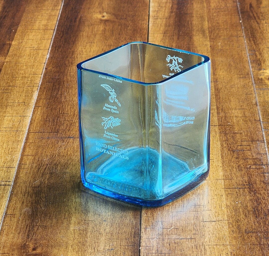 Upcycled Bombay Sapphire Glass | Handmade Gin and Tonic Glass - Etsy