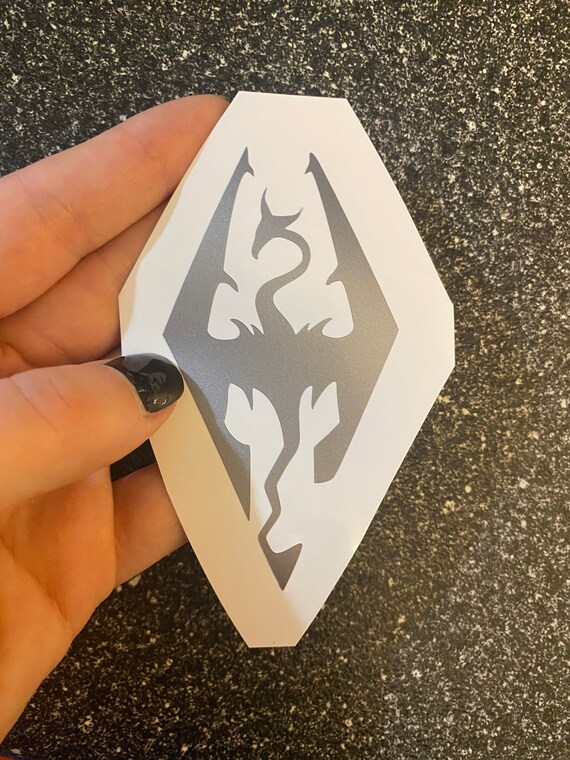 Holographic Skyrim Symbol Decal / Sticker - Etsy