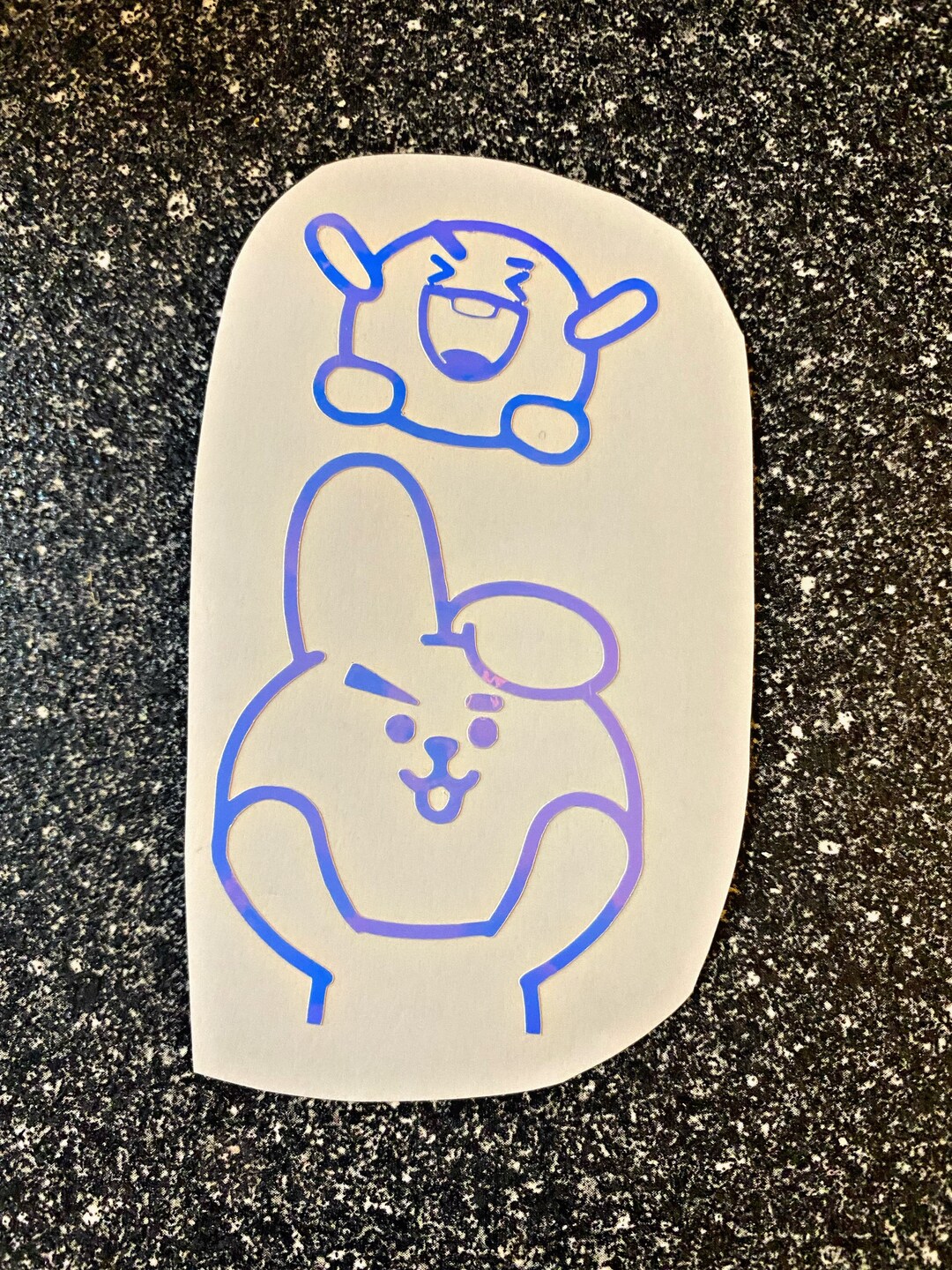 BTS Cooky and Shooky Vinyl Decal Sticker - Etsy