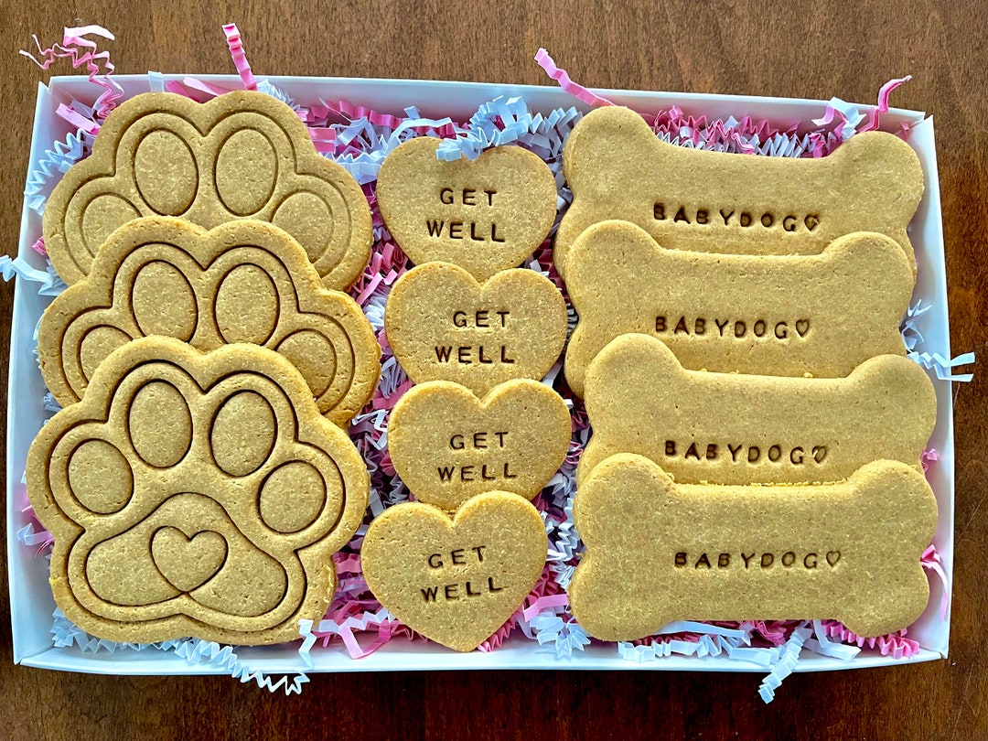 Get Well Organic Dog Biscuit Box - Etsy