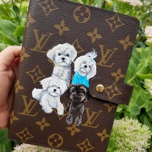Personalized Handpainted Pets, Custom Painting on Wallet, Personalized ...