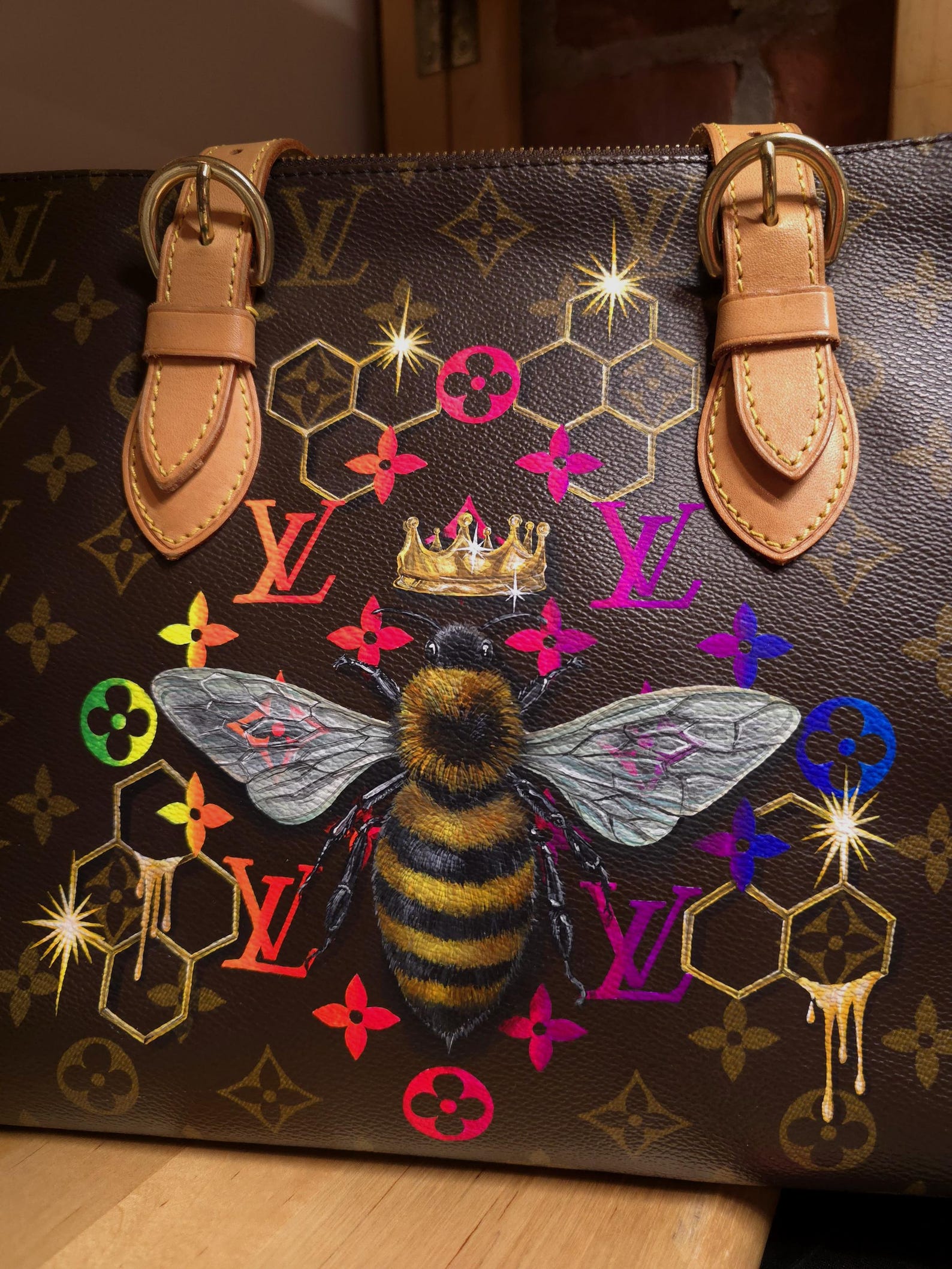 Customer Provides Bag, Custom Handpainted on Bags, Customize Handbag ...