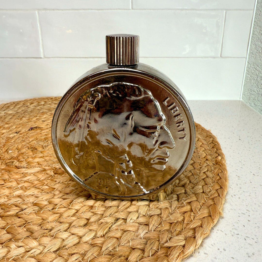 Avon Wild Country After Shave – Buffalo Nickel Coin Bottle – Vintage ...