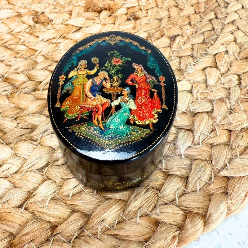 Russian Lacquer Box - Etsy