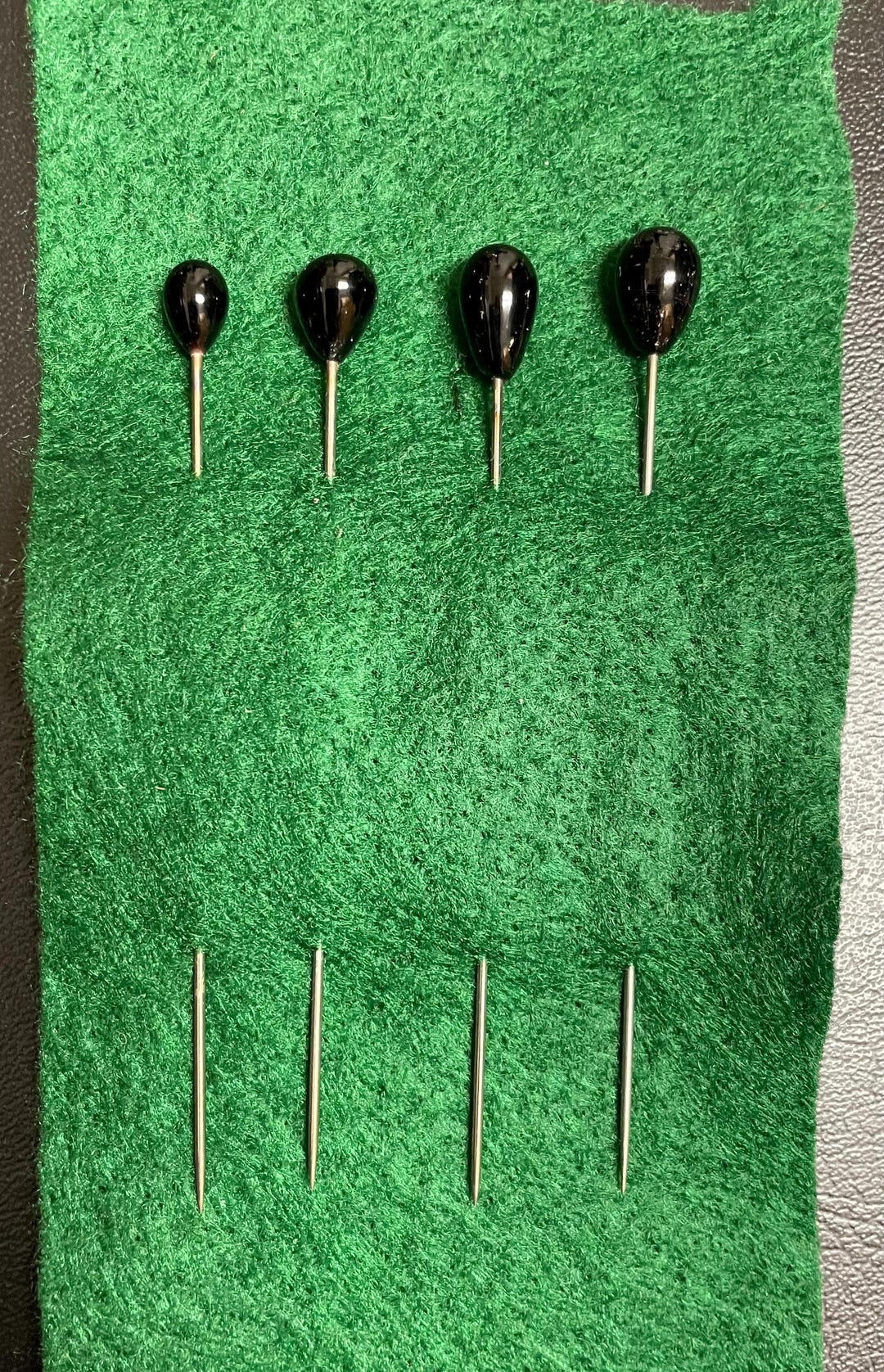 Antique Glass Bead Hat Pins Lot of 4 Black Vintage Pins for Hats - Etsy
