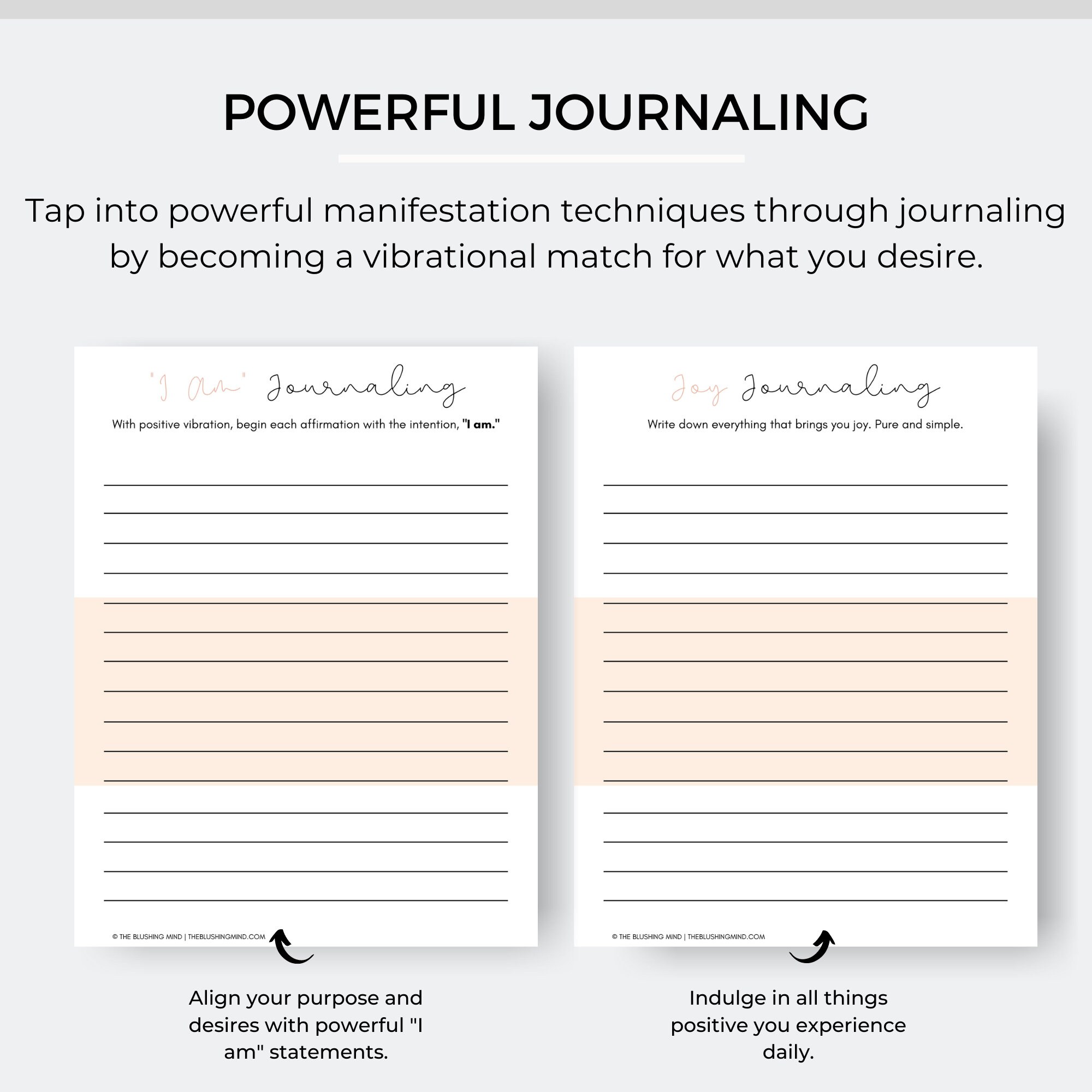 Manifestation Planner: the Law of Attraction, Monthly Journal, Daily ...