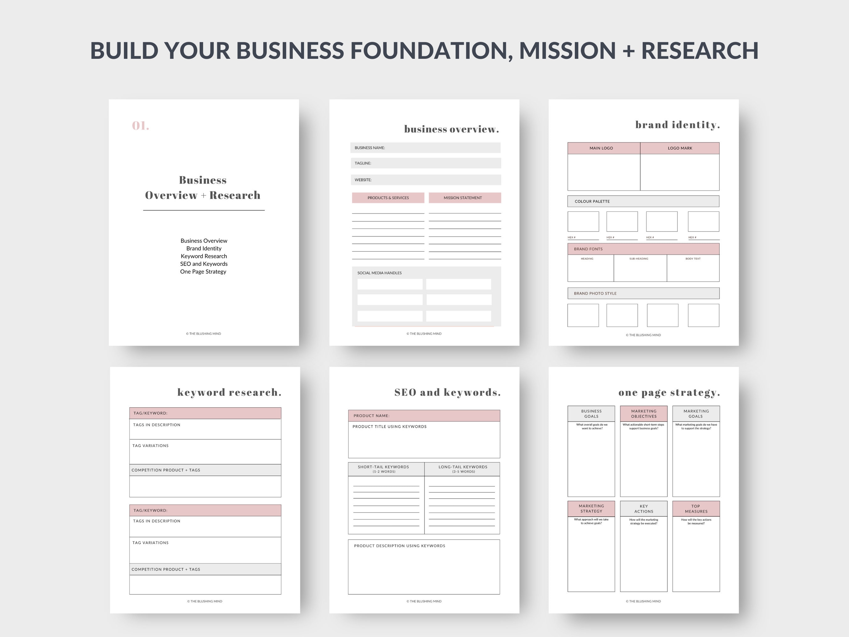 Marketing Planner: Marketing Strategy Template, Marketing Plan ...