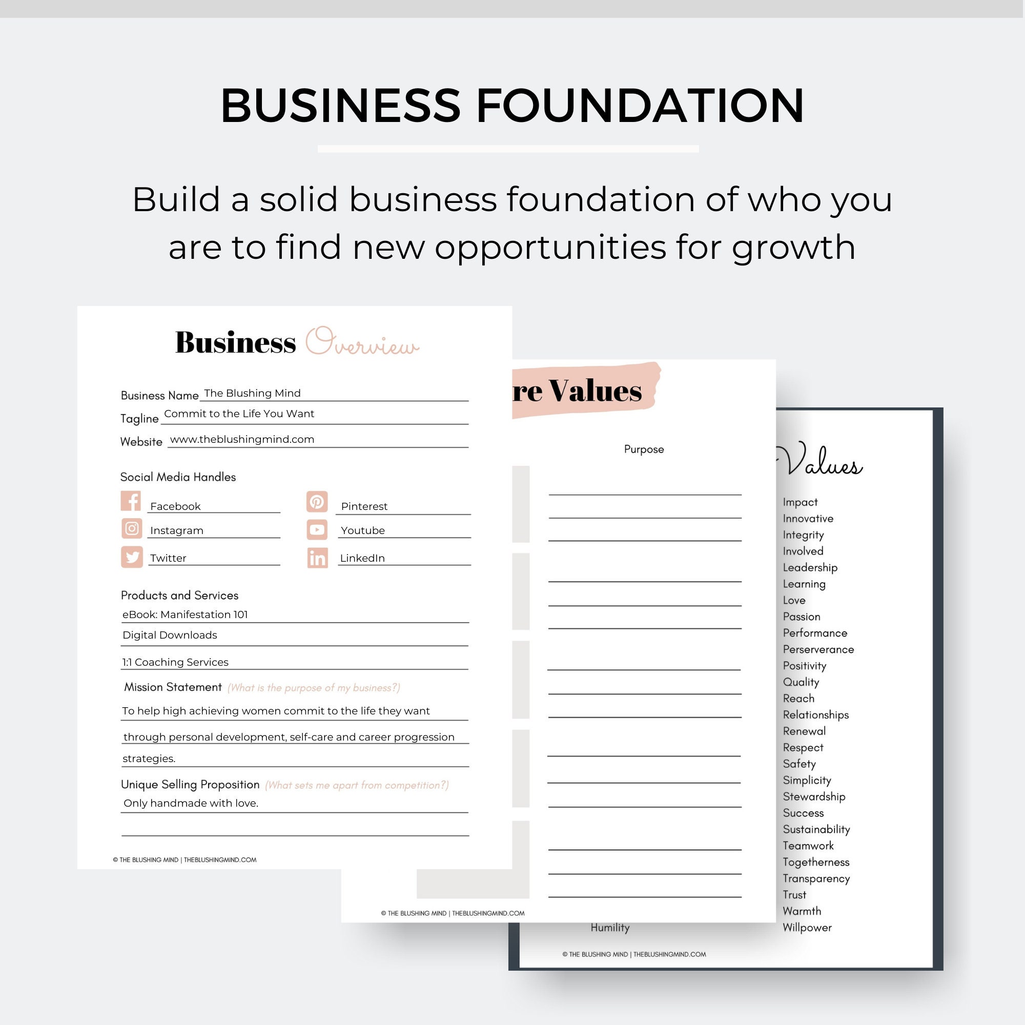 Business Plan Template: Business Planner, Small Business, Online ...