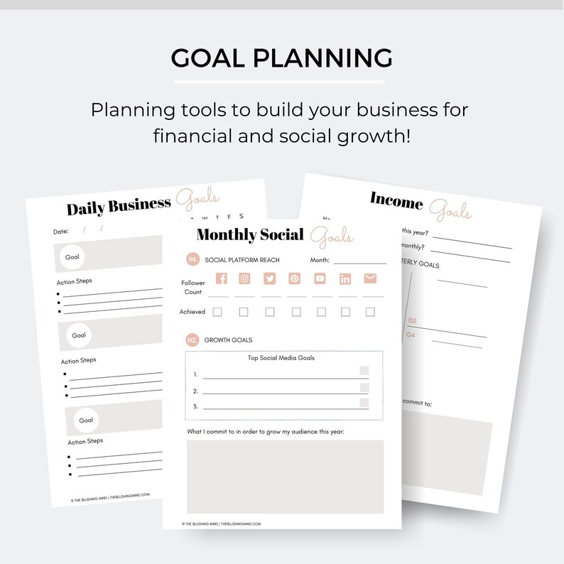 Business Planner Bundle: Business Planning Business Plan | Etsy