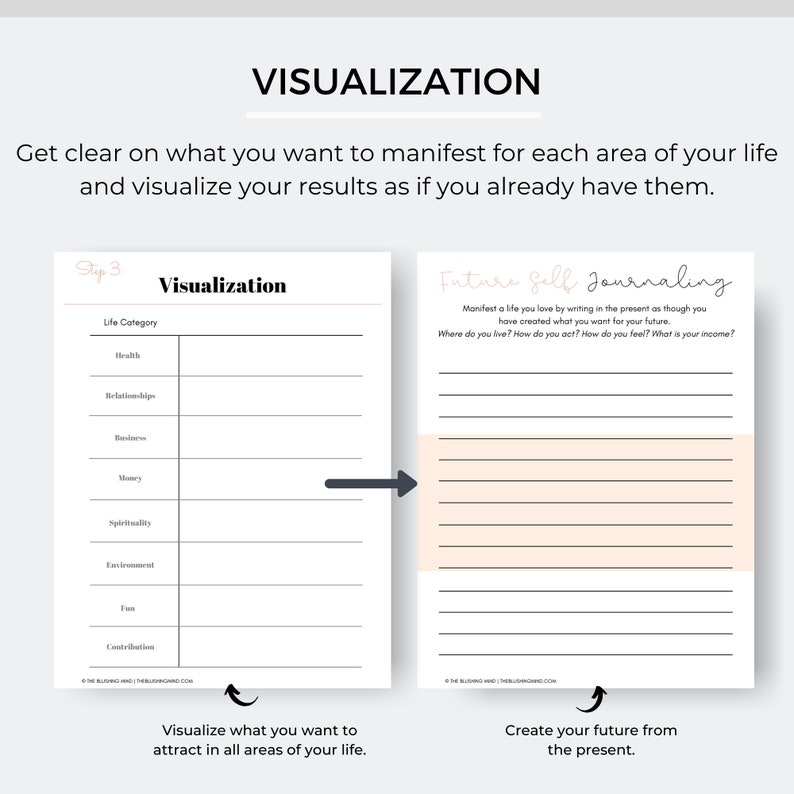Manifestation Planner: the Law of Attraction, Monthly Journal, Daily ...