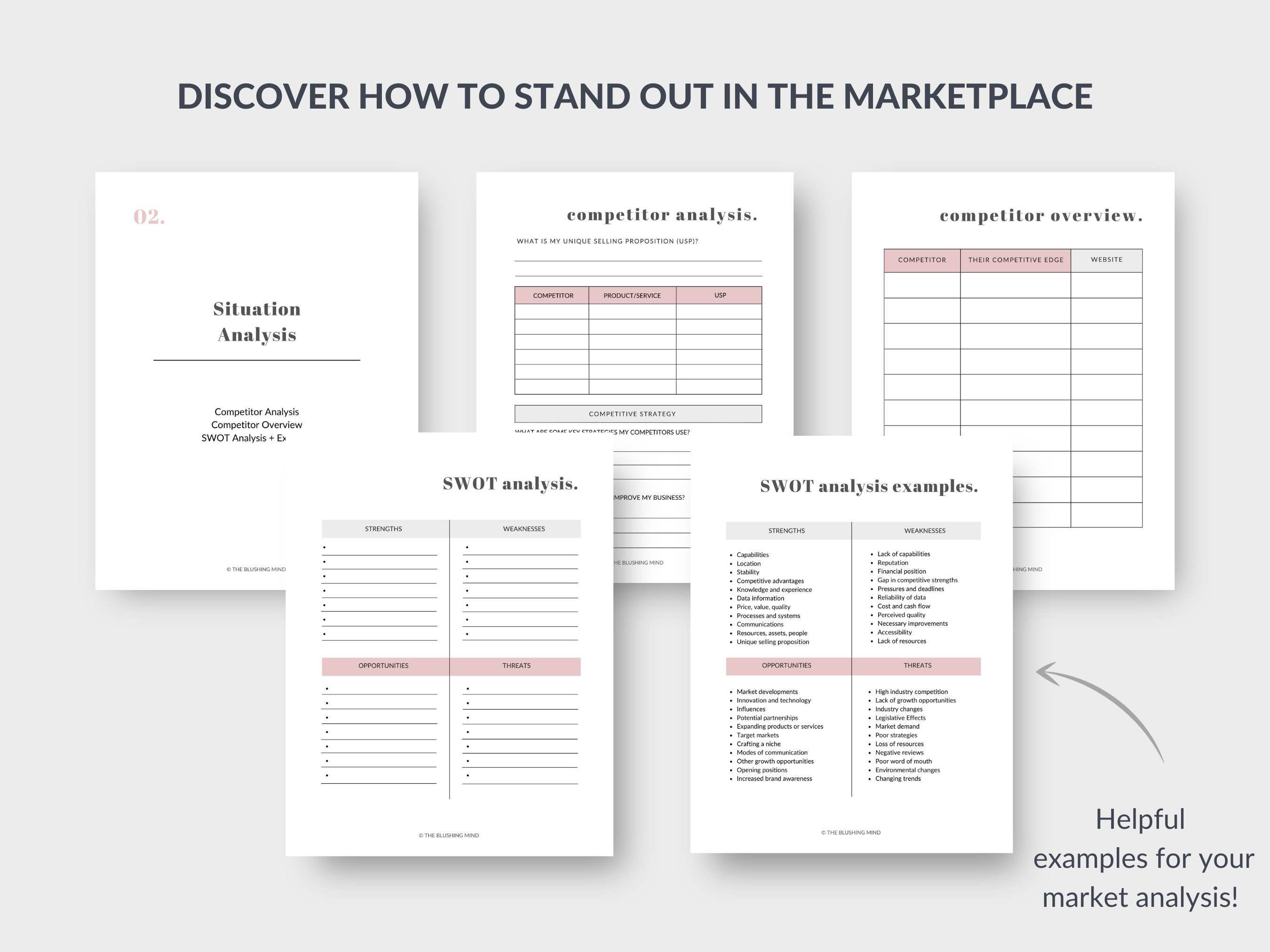 Marketing Planner: Marketing Strategy Template, Marketing Plan ...